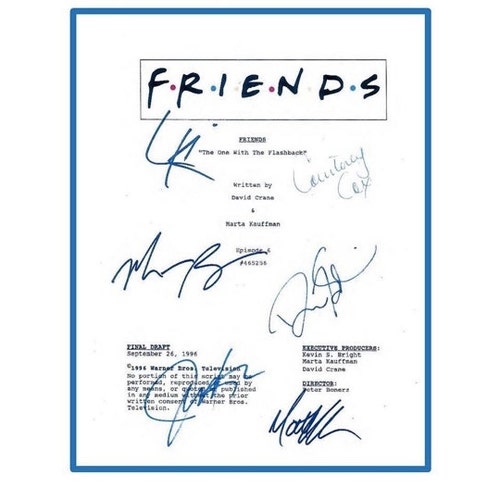 Friends the Last One Final Episode Script TV - Etsy