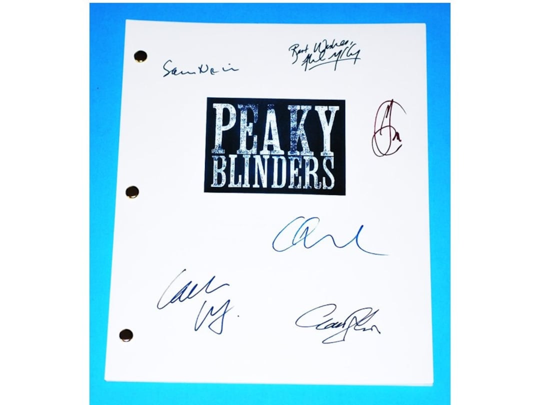 Peaky Blinders Signed Script Cillian Murphy, Sam Neill, Annabelle ...