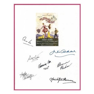 The Sound of Music Entire Movie Script Screenplay Autographed: - Etsy