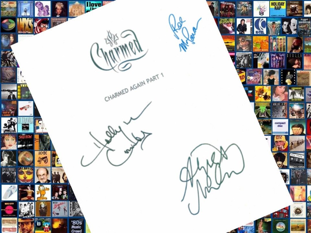 Charmed "charmed Again Part 1" Episode TV Script Screenplay Autograph ...