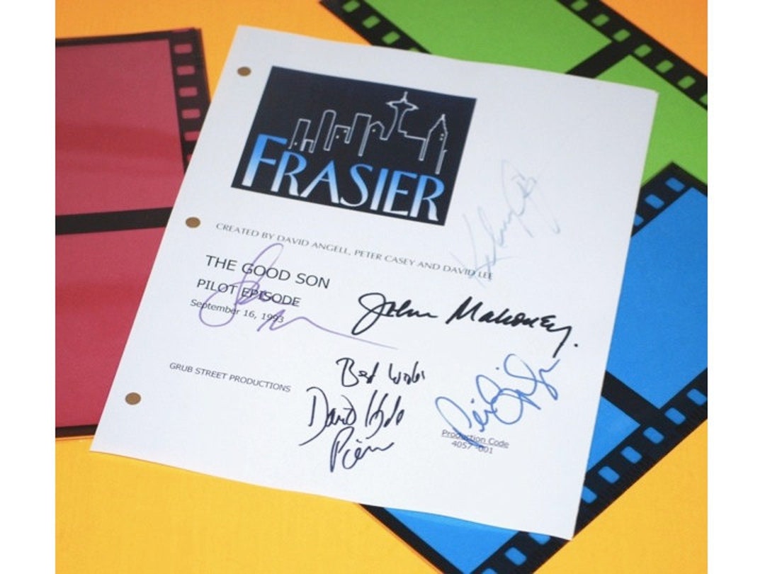 Frasier Pilot Episode "the Good Son" TV Signed Script Autographed ...
