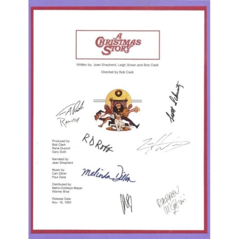 Signed a Christmas Story - Etsy