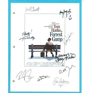Forrest Gump Signed Script Tom Hanks Sally Field Gary - Etsy