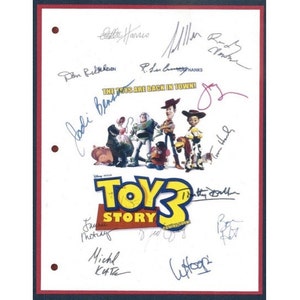 Toy Story Signed Movie Script - Etsy