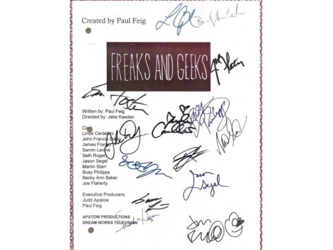 Freaks and Geeks TV Script Signed Autographed: John Francis Daley ...