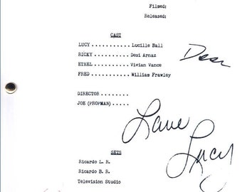 I Love Lucy Script - Etsy