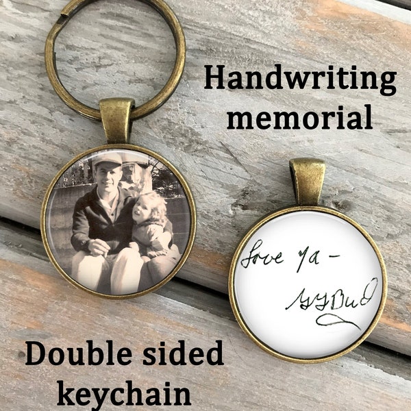 Handwriting Key Chain - Etsy