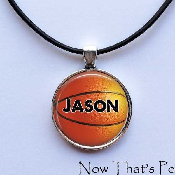 Basketball Necklace - Etsy