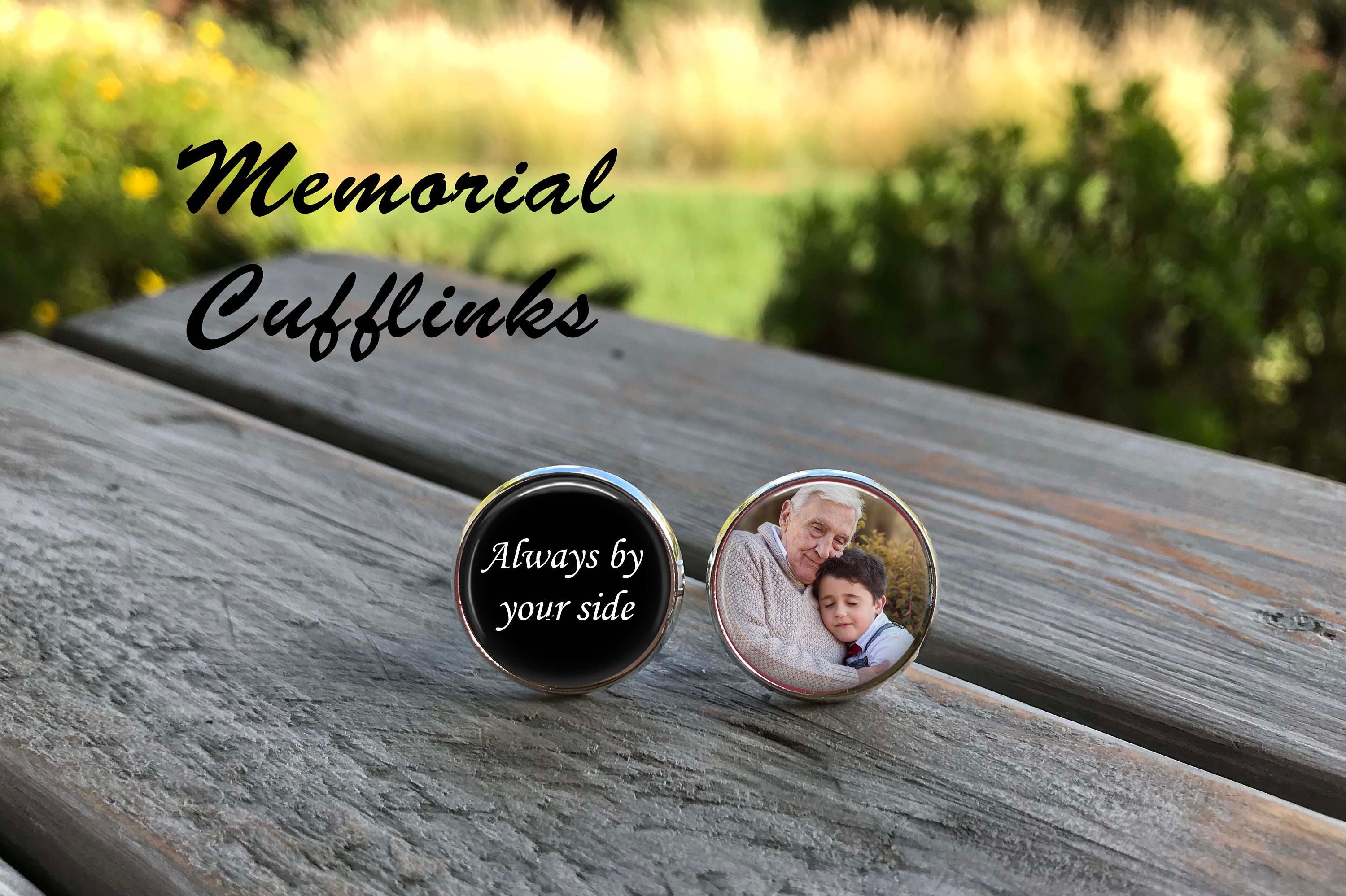 Memorial Cufflinks for Wedding, Photo Cuff Links, Wedding Cuff Links ...