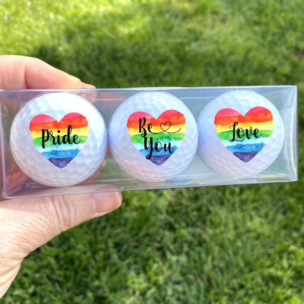 Golf Balls Rainbow - Etsy
