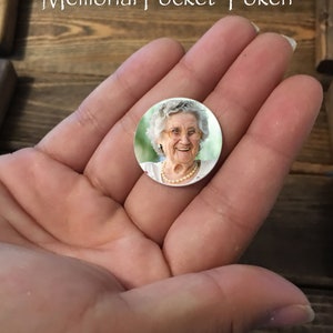 Memorial Pocket Token - With You Today and Always - Double Sided Pocket ...