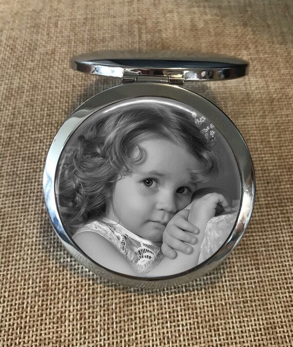 Custom Photo Purse Mirror Personalized Compact Mirror | Etsy