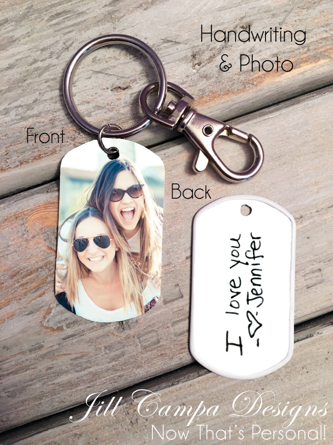 Custom Handwriting Keychain - Handwriting Keychain - Memorial Keychain ...