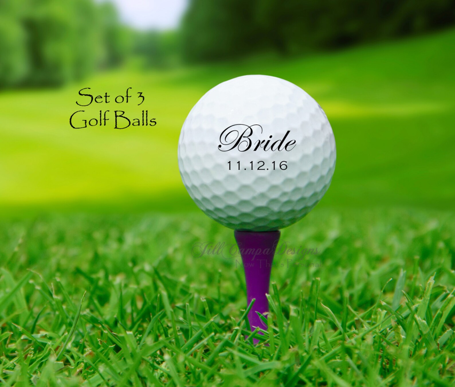 BRIDE Custom Golf Balls Gift for Bride Wedding Bride - Etsy