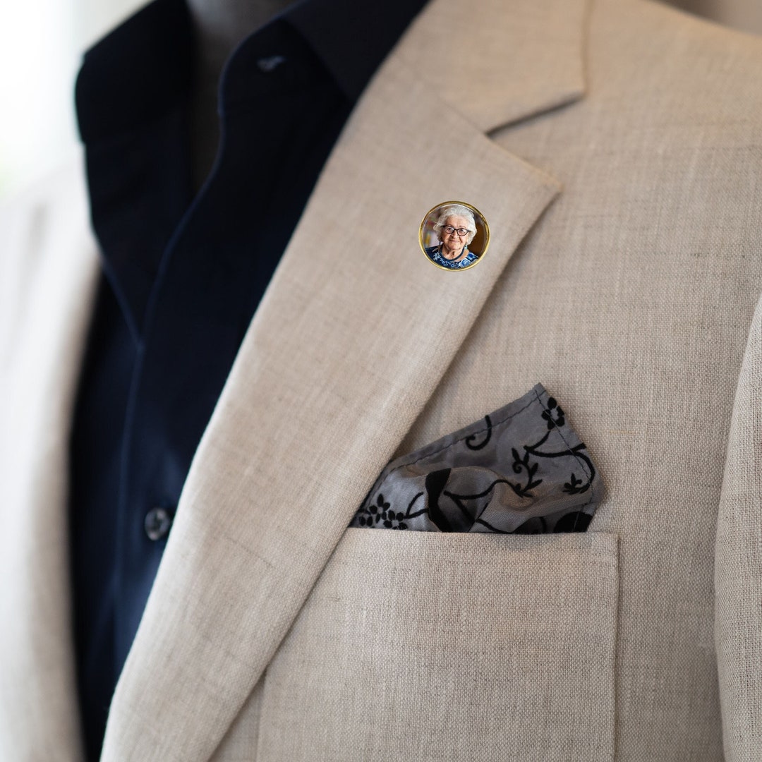 GOLD Wedding Memorial Pin - A Meaningful Gift From Bride to Groom ...