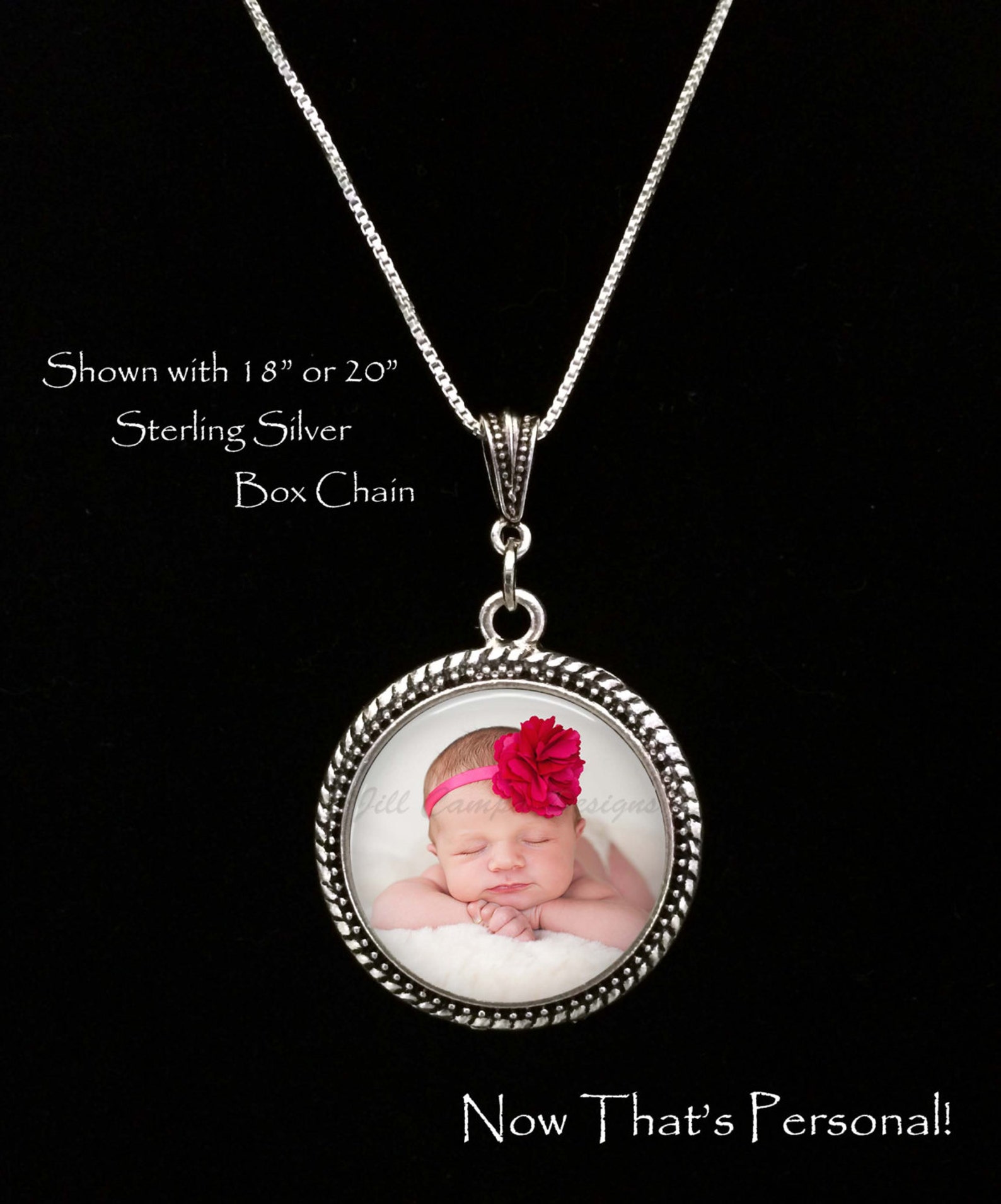 Photo Necklace, Photo Pendant, Custom Photo Jewelry, Personalized ...