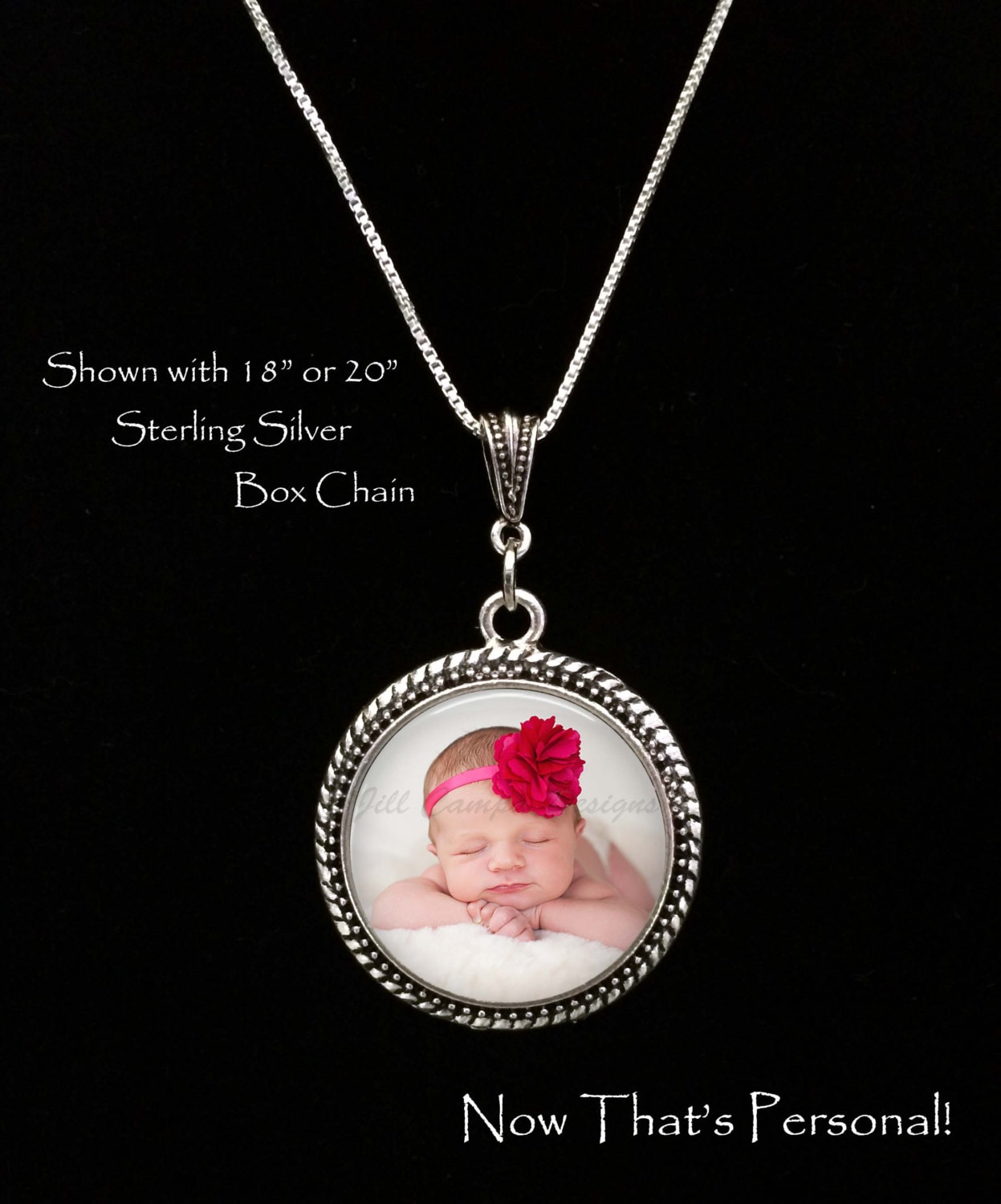 Photo Necklace Photo Pendant Custom Photo Jewelry | Etsy