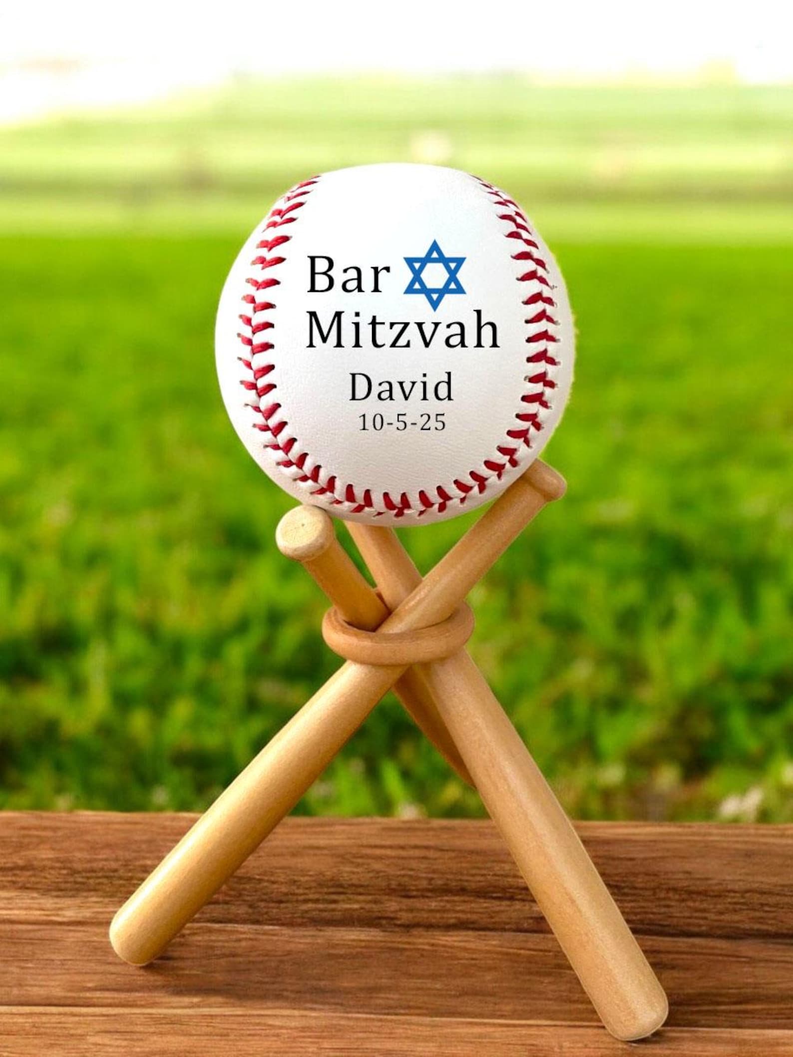 Personalized Bar Mitzvah Baseball – Custom Gift for Jewish Boys ...
