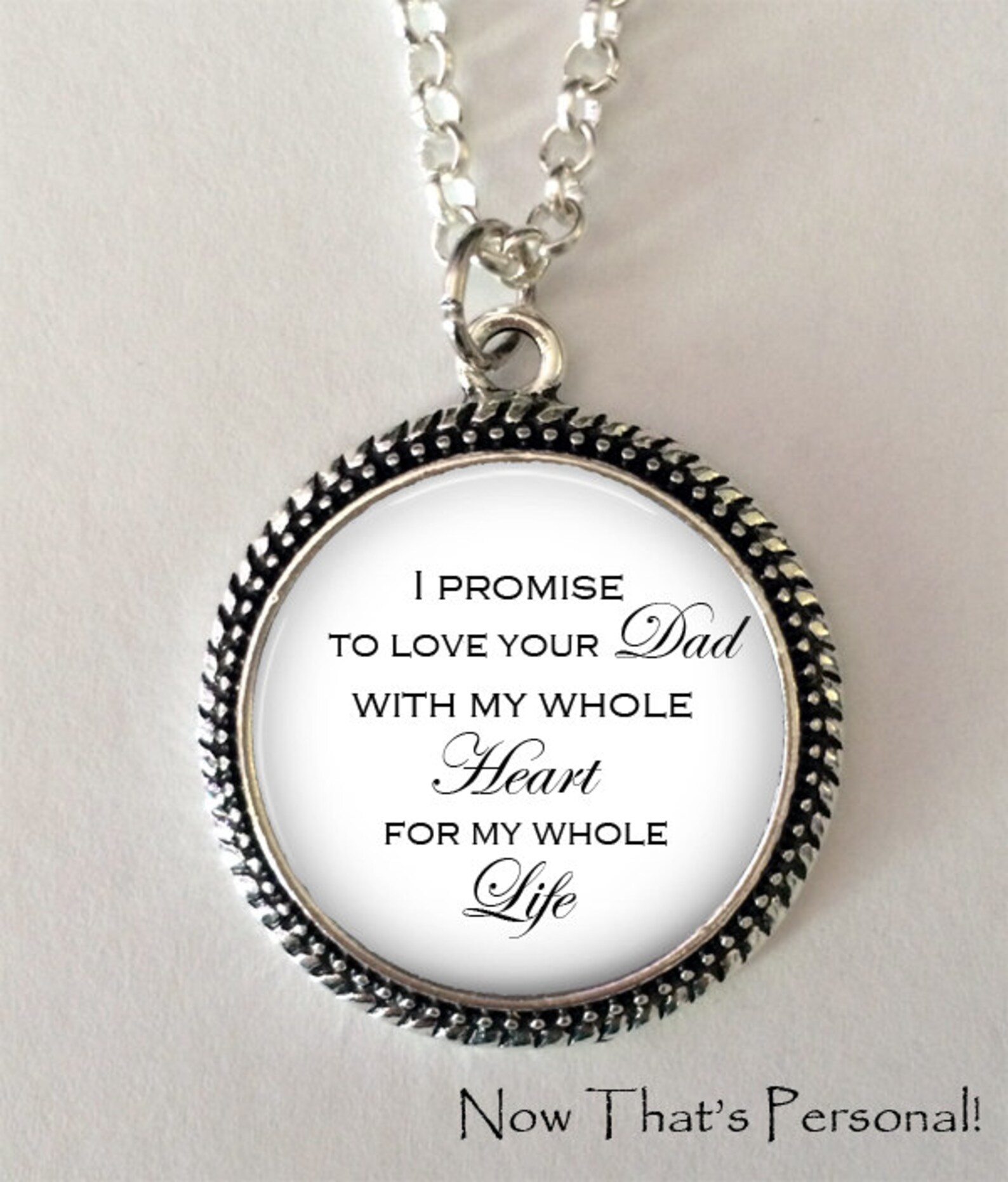 Daughter of the Groom Gift i Promise to LOVE YOUR Dad - Etsy