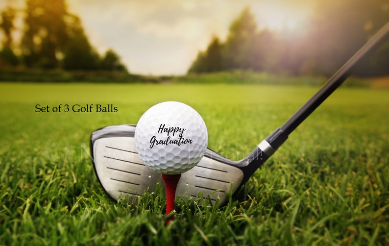 HAPPY GRADUATION Golf Balls Graduation Gift Gift Golf - Etsy