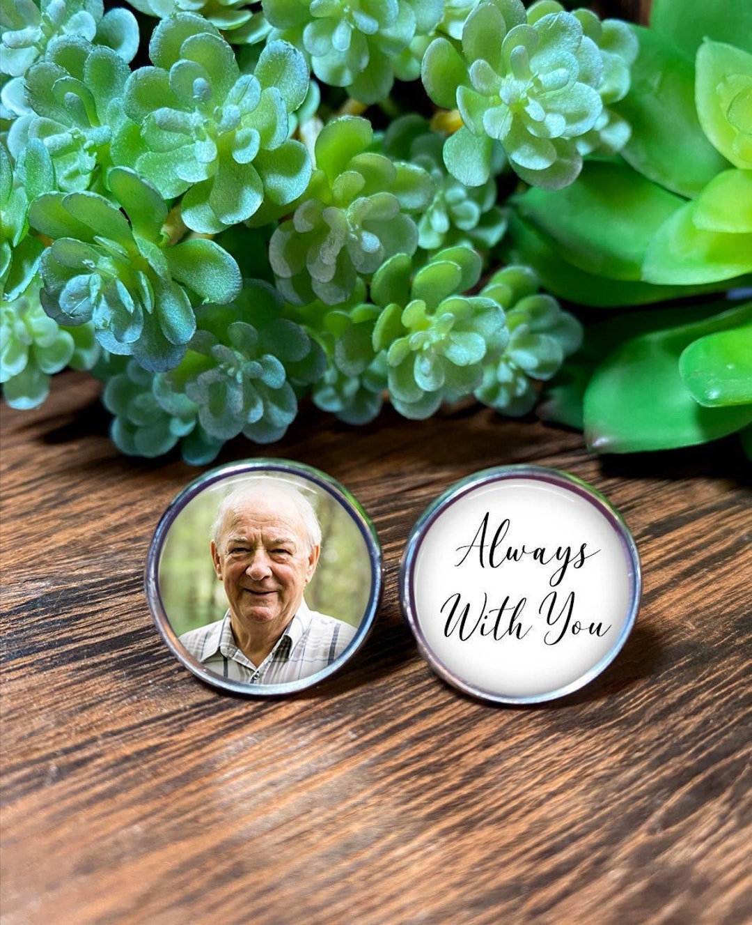 Custom Memorial Photo Cuff Links, Wedding Cufflinks, Picture Cuff Links ...