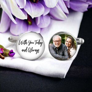 Custom Memorial Photo Cufflinks - Personalized Groom Wedding Gift ...