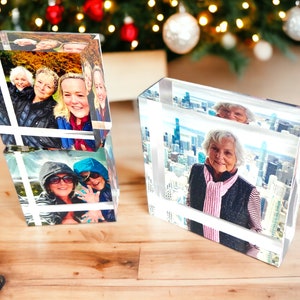 Custom Acrylic Photo Block – Personalized 3D Photo Gift – Freestanding ...