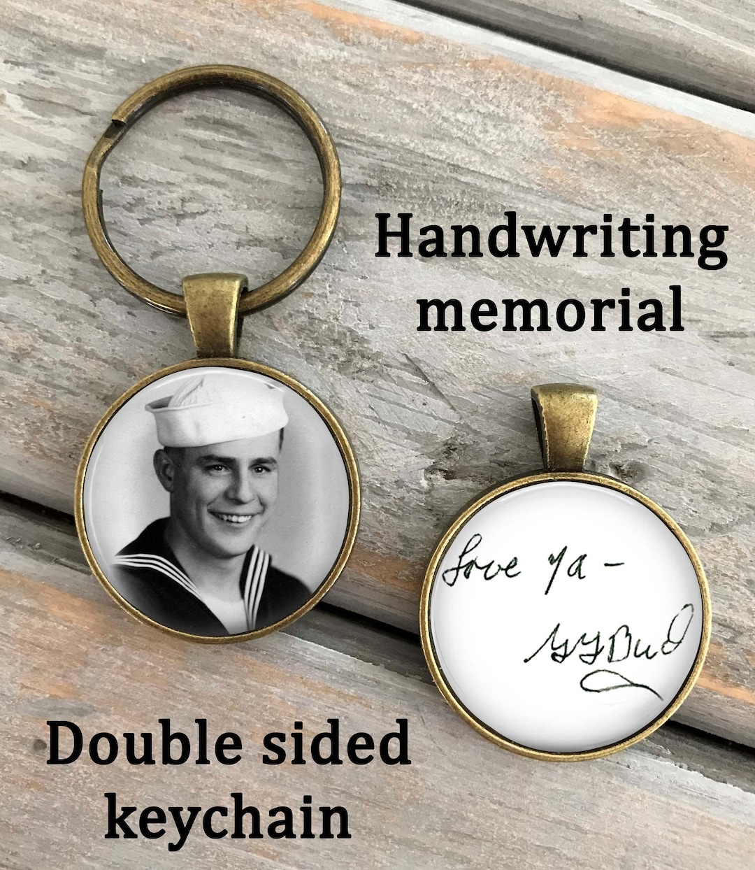 Personalized Handwriting Keychain, Handwriting Keychain, Handwriting ...