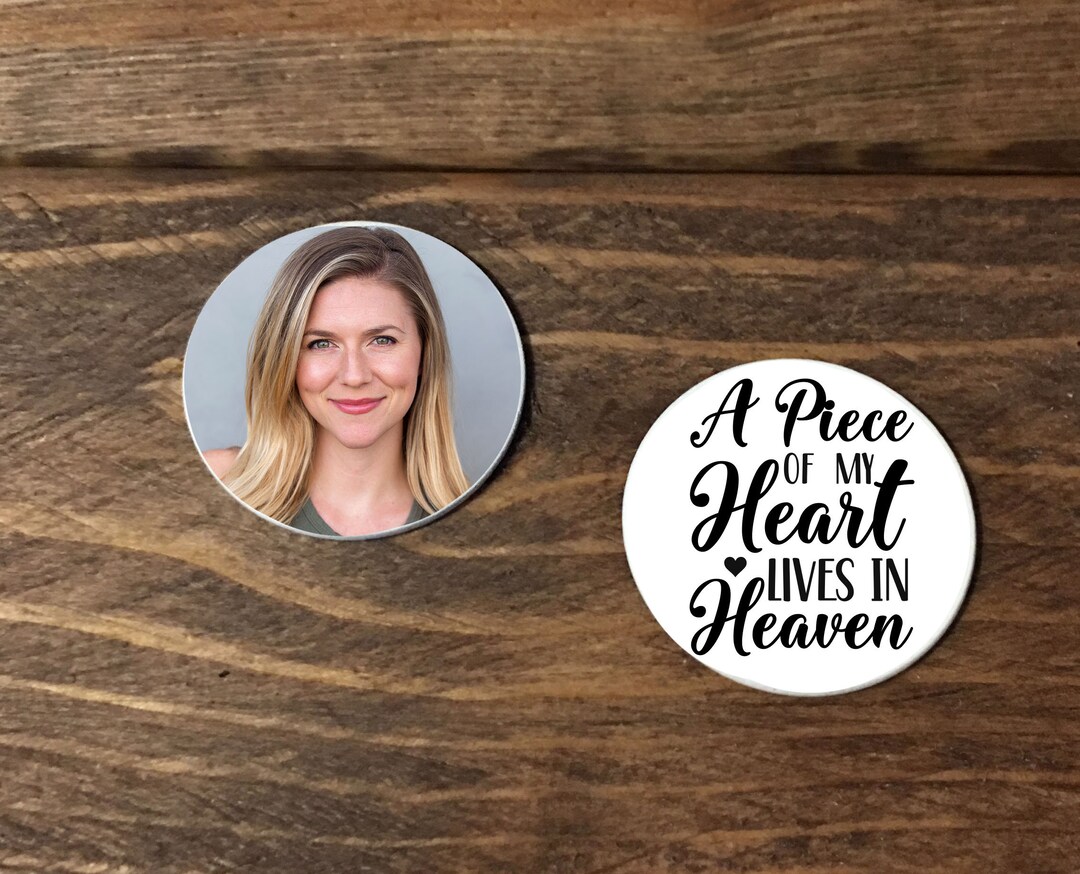 Sympathy Gift, Memorial Pocket Token - A Piece of My Heart Lives in ...