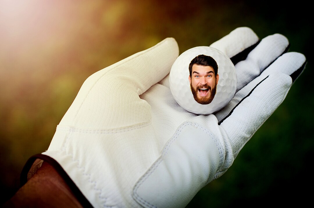 FACE GOLF BALLS - Your Face on a Golf Ball, Set of 3 Custom Golf Balls ...