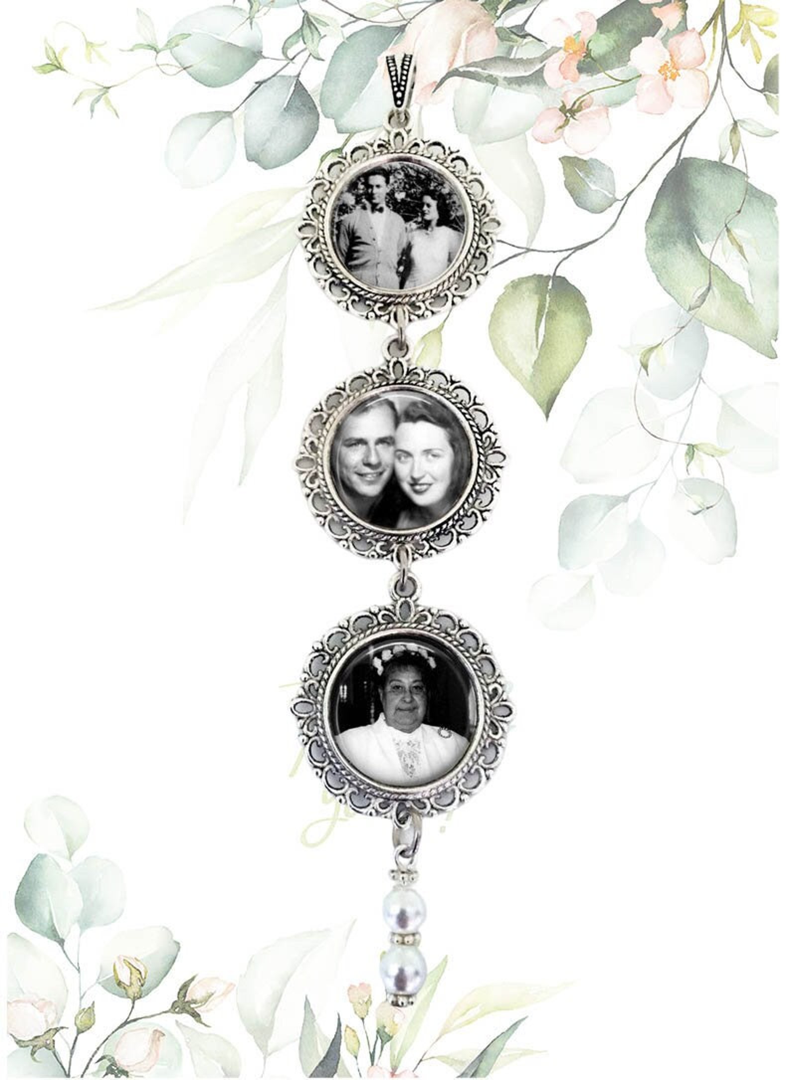 Photo Wedding Bouquet Charms Bridal Bouquet Charms Photo - Etsy