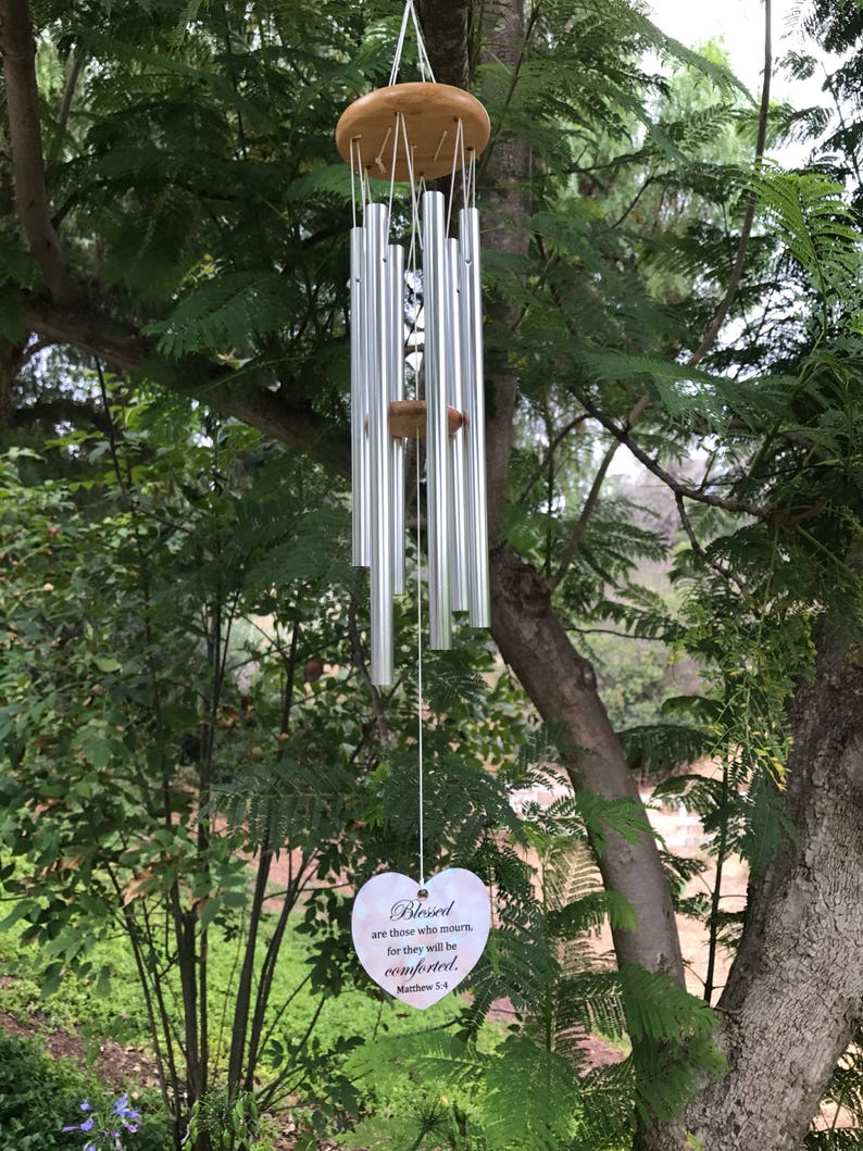 Memorial gift Memorial Wind Chime photo wind chimes Gift | Etsy
