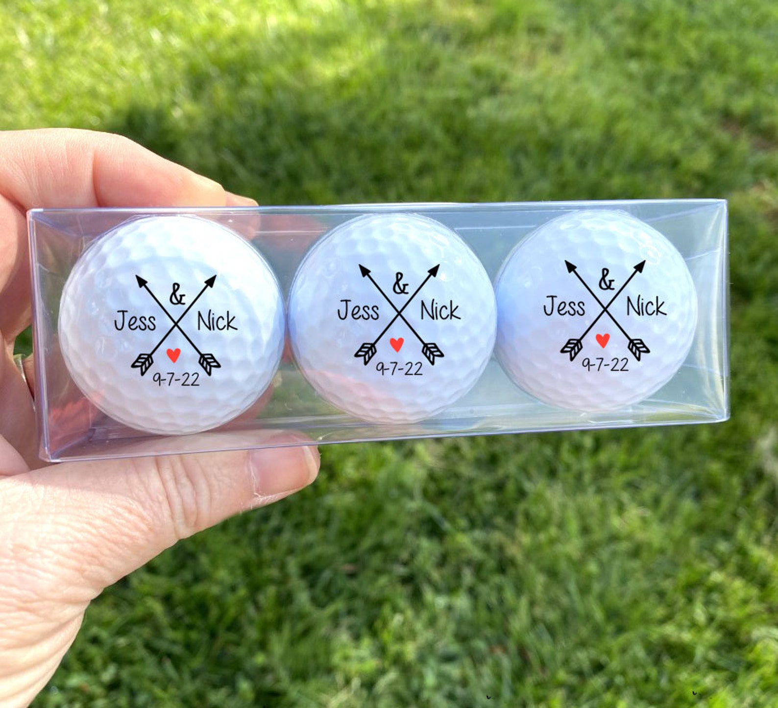 BRIDE and GROOM Golf Balls, Couple Golf Balls - Wedding Golf Balls ...