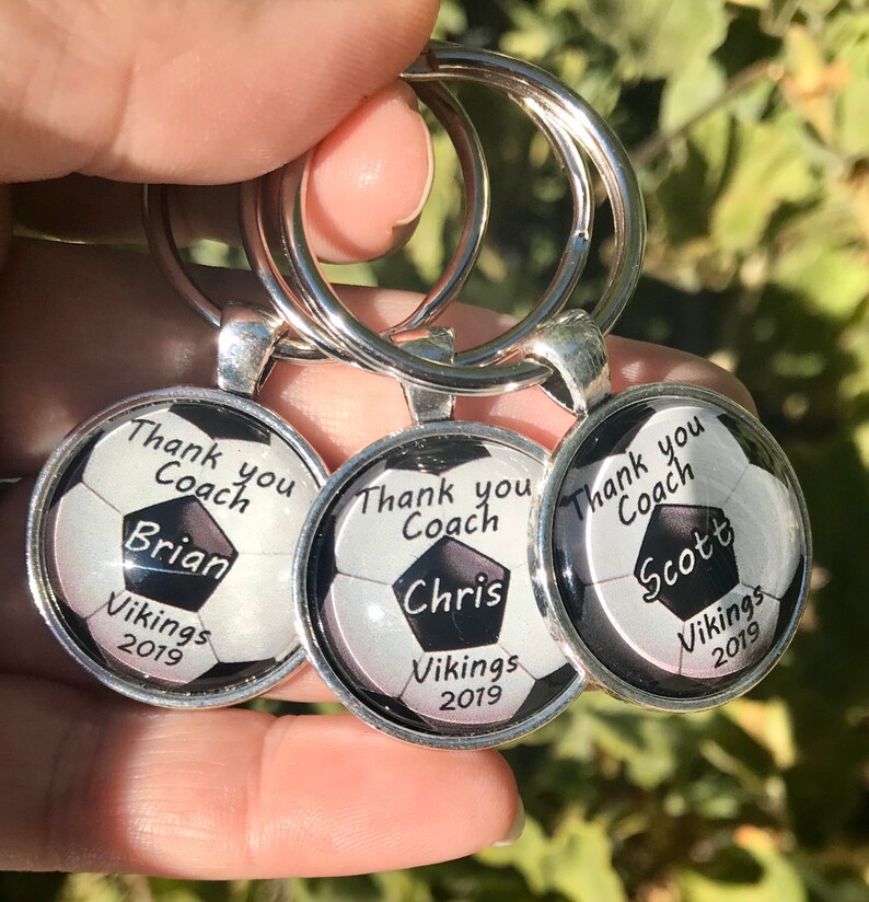 Custom SOCCER Keychain - Thank You Coach - Personalized With Your Coach ...