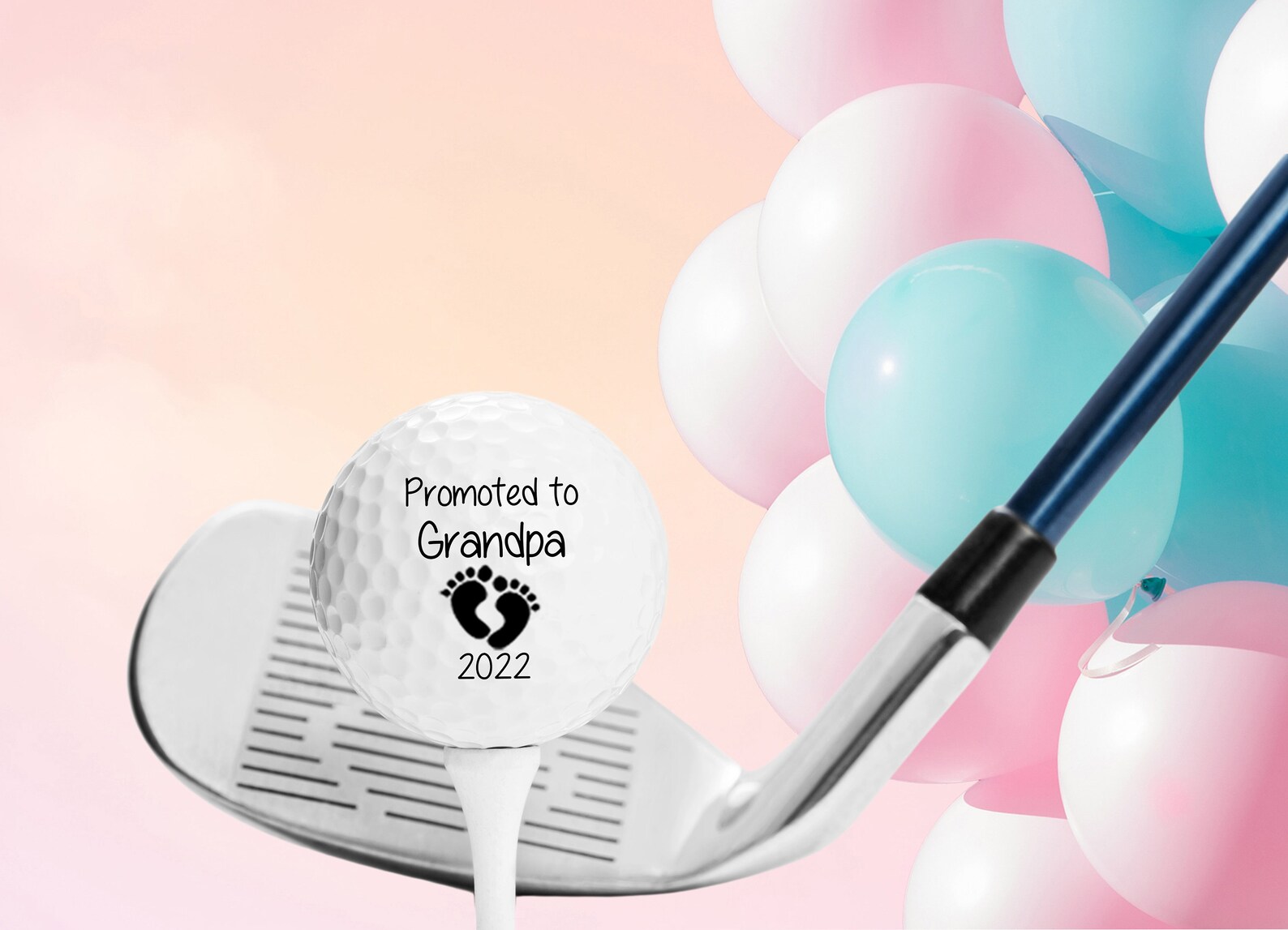 Pregnancy Reveal Promoted to Grandparents Personalized Golf - Etsy