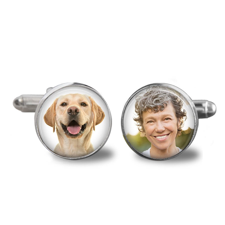Custom Photo Cuff Links for the Groom - Wedding Cufflinks , Memorial ...