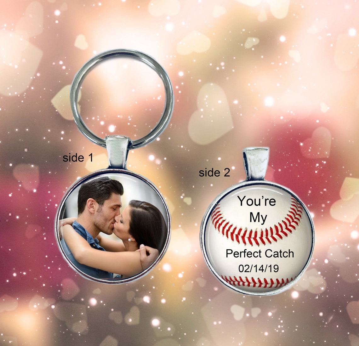 Gift for Boyfriend - You're My Perfect Catch, Baseball Theme - "you're ...