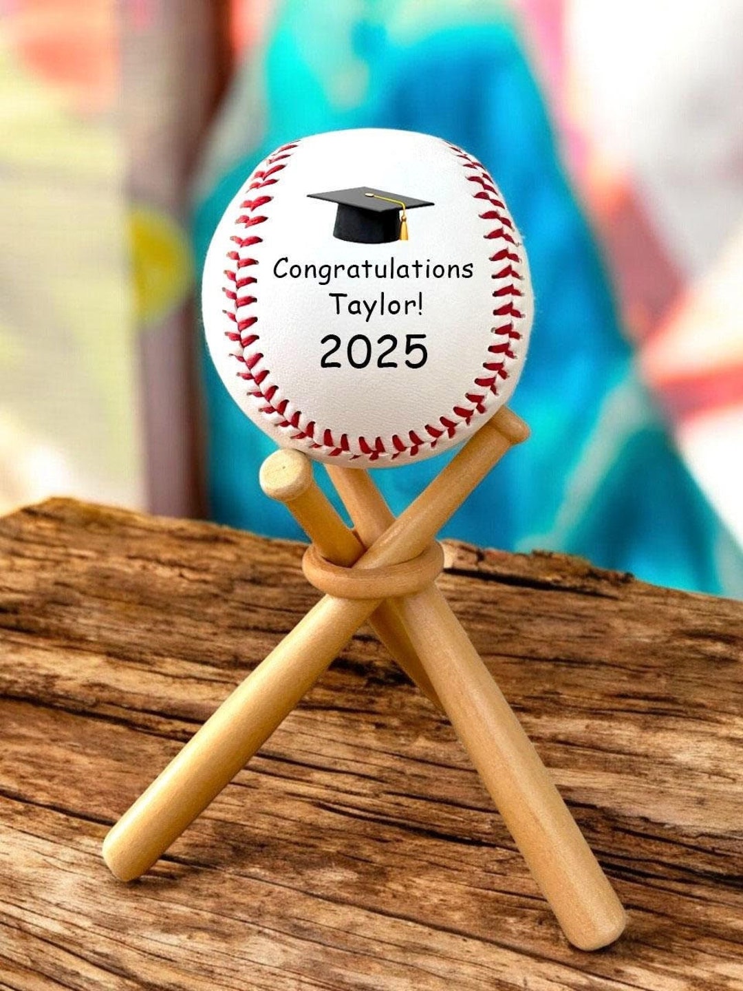 Personalized Graduation Baseball - Custom Name Baseball Gift for ...