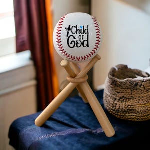 Child of God Baseball - Christian Baseball Gift, Religious Sports Decor ...