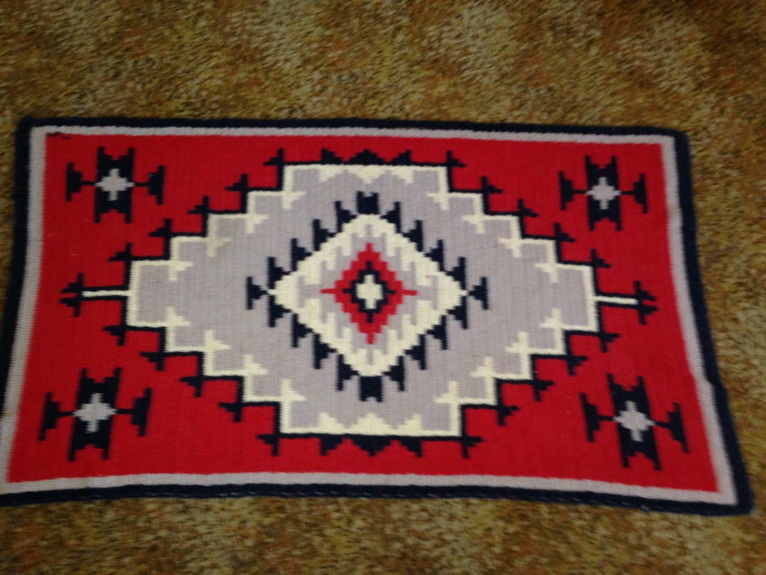 Large Ganado Red II Rug Crochet Pattern - Etsy