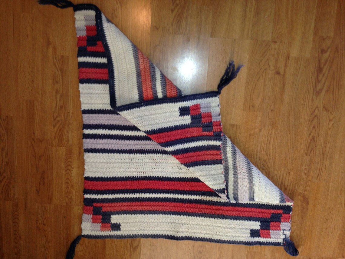 Gallup Saddle Blanket Crochet Pattern - Etsy