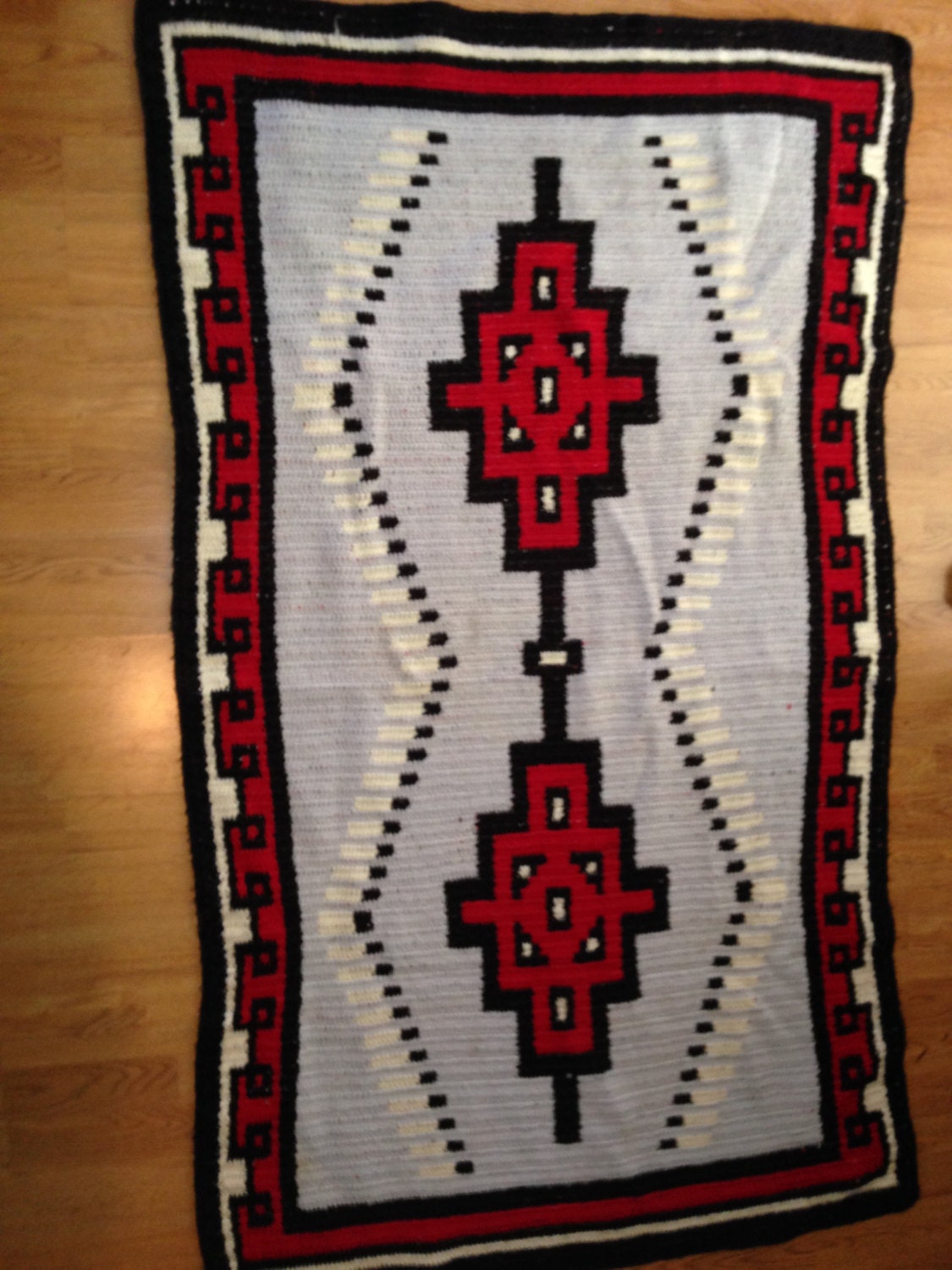 Ganado Red Feathered Crochet Pattern - Etsy