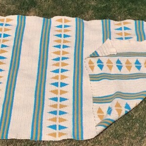 Arrowhead Design Bedspread Crochet Pattern - Etsy