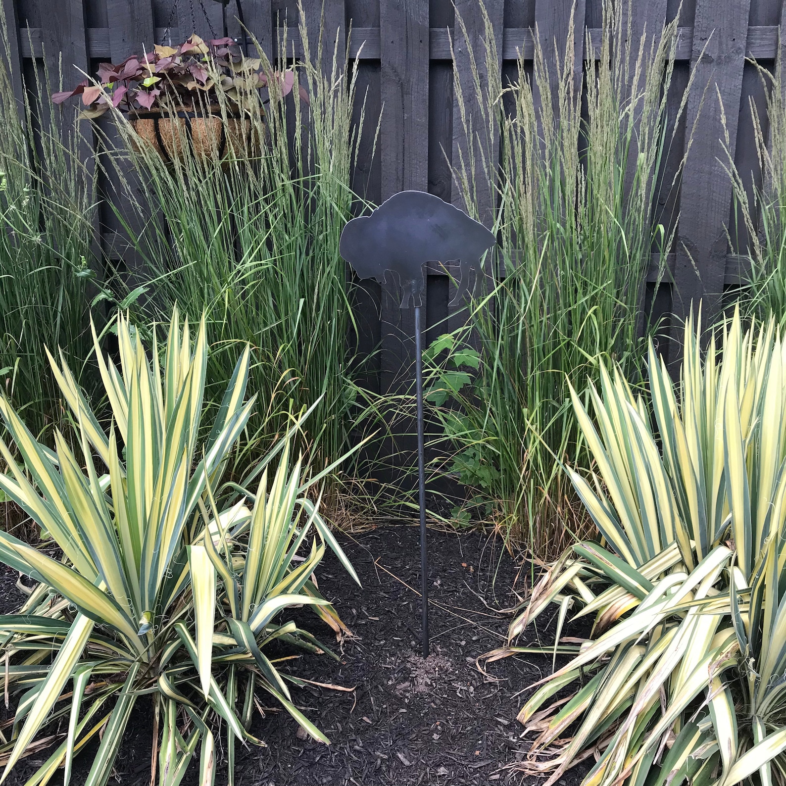 Steel Buffalo Yard Art / Garden Stake / Garden Decoration / | Etsy