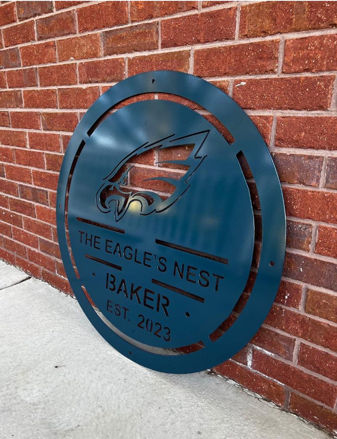 Custom Philadelphia Eagles Steel Wall Art / Personalized Metal Art ...
