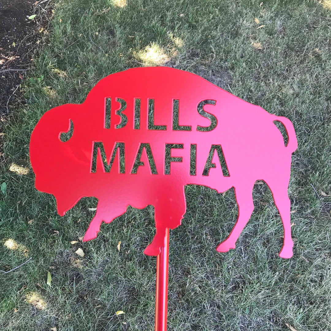 Bills Mafia Metal Lawn Stake / Garden Decoration / Garden Decor / Metal ...