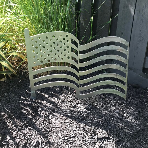 Metal American Flag - Etsy