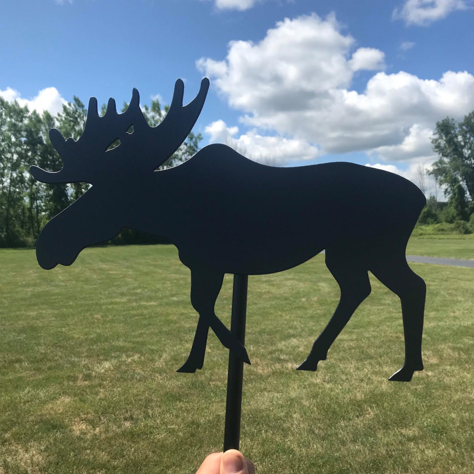 Steel Moose Lawn Stake / Garden Art /metal Moose - Etsy