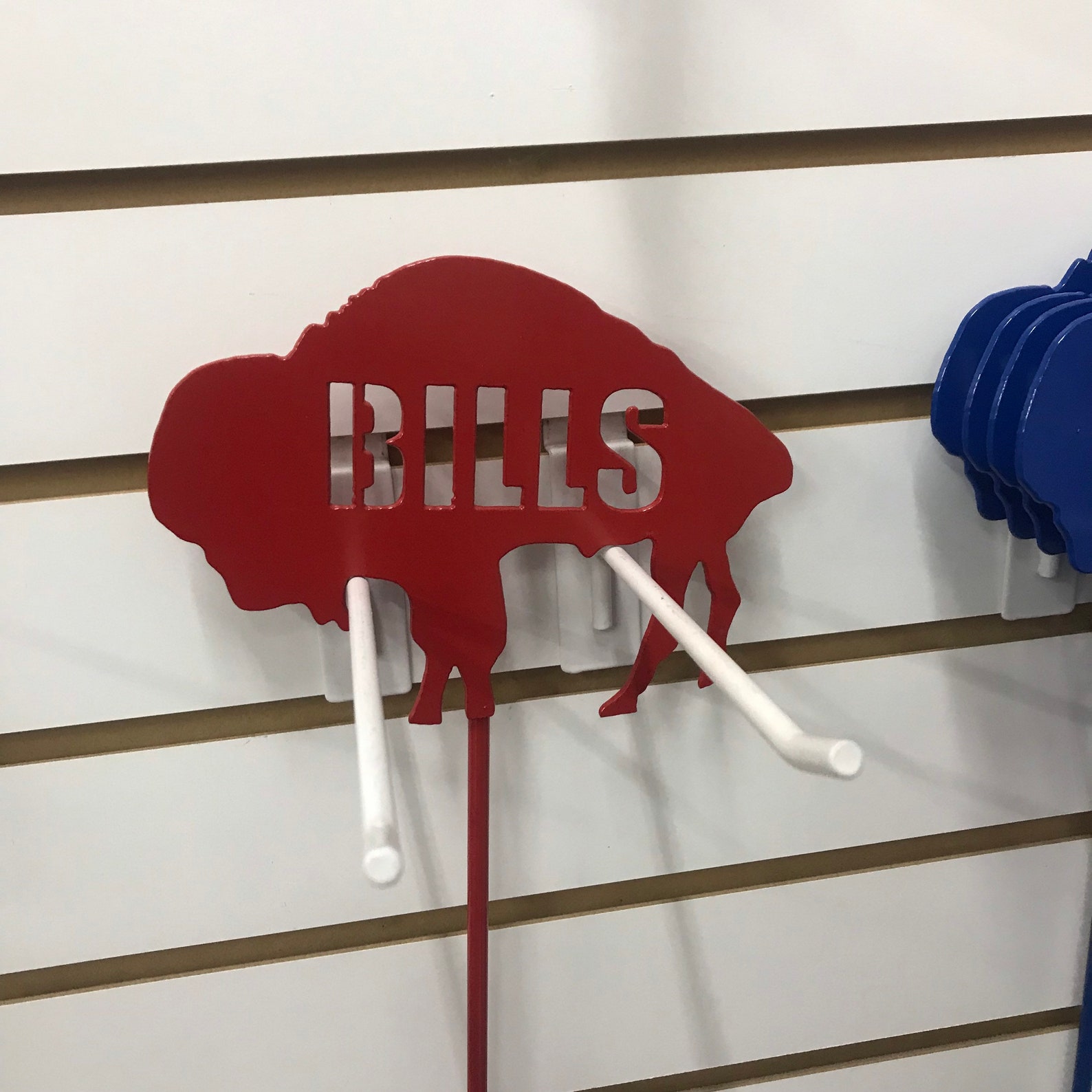 Skinny Buffalo Bills Lawn Stake / Steel Lawn Ornament / Garden Stake ...
