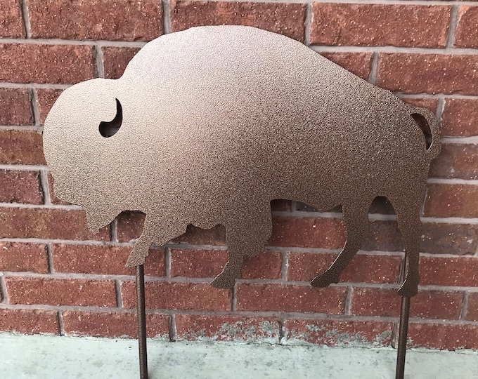Jumbo Steel Buffalo Lawn Decor - Etsy